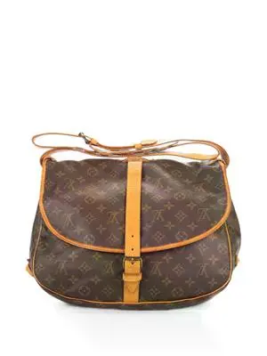 LOUIS VUITTON 1992 Gm Saumur Monogram Canvas Shoulder Bag
