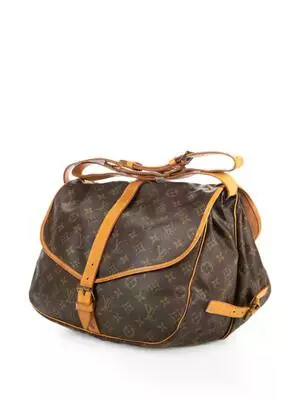 LOUIS VUITTON 1992 Gm Saumur Monogram Canvas Shoulder Bag