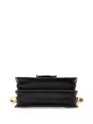 LOUIS VUITTON Dauphine Studded Leather Mini Shoulder Bag