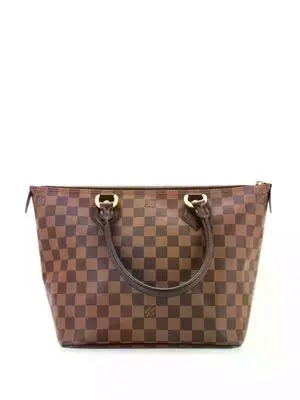 LOUIS VUITTON Saleya Handbag Damier Pm Tote Bag - Brown