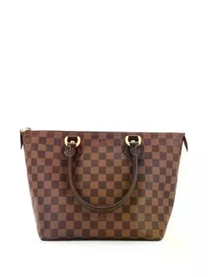 LOUIS VUITTON Saleya Damier Pm Tote Bag - Brown