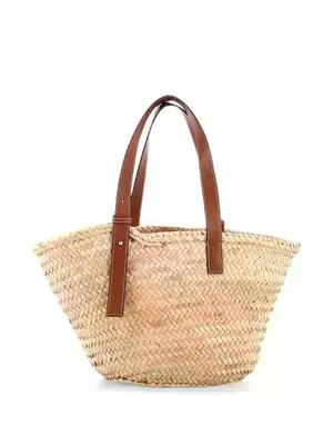 Loewe Basket Raffia Medium Tote Bag