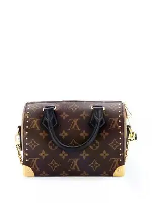 LOUIS VUITTON Speedy Trunk Bag Reverse Monogram Canvas 20 Satchel