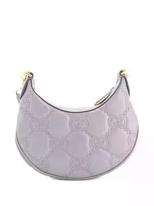 Gucci Matelasse Leather Mini Shoulder Bag - Grey