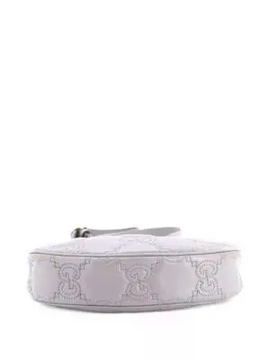 Gucci Matelasse Leather Mini Shoulder Bag - Grey