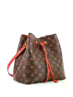 LOUIS VUITTON Monogram Canvas Neonoe Mm Bucket Bag - Brown
