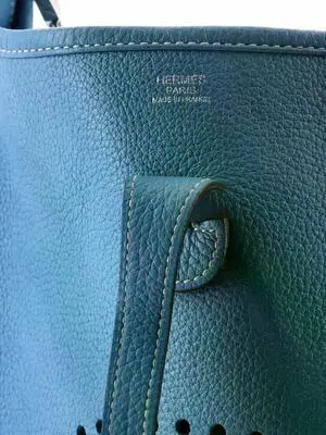 Hermès Evelyne Bag Gen Iii Clemence Pm Crossbody Bag - Blue