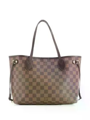 LOUIS VUITTON Neverfull Damier Pm Tote Bag - Brown