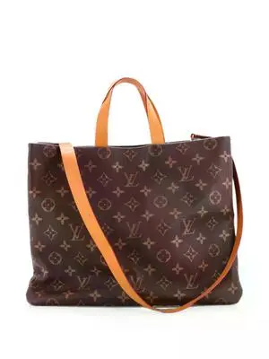 LOUIS VUITTON Monogram Leather Mm Tote Bag