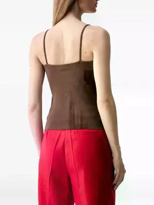 MC2 SAINT BARTH Zaira Beaded-starfish-patch Ribbed Top