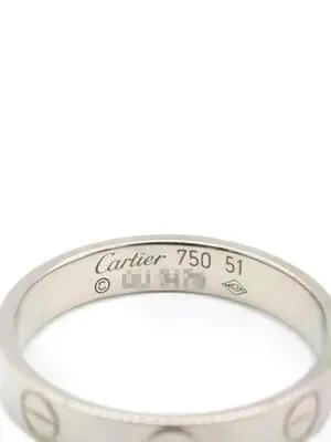 Cartier 18k White Gold Love Ring