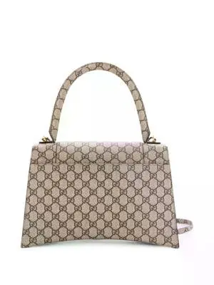 Gucci The Hacker Project Hourglass Top Handle Bag Gg Coated Canvas Medium Shoulder Bag - Brown