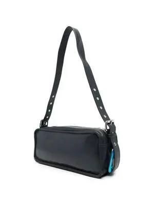Patrizia Pepe Leather Shoulder Bag - Blue