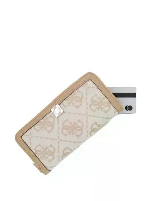 Guess Logo-monogram Zip-around Wallet