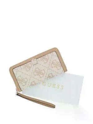 Guess Logo-monogram Zip-around Wallet