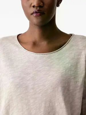Marc O'polo Long Sleeve T-shirt With Slub Texture - Neutrals