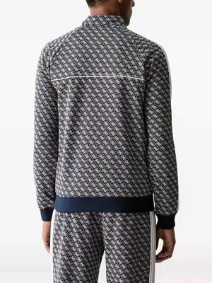 Guess Logo Monogram Zip-up Jacket