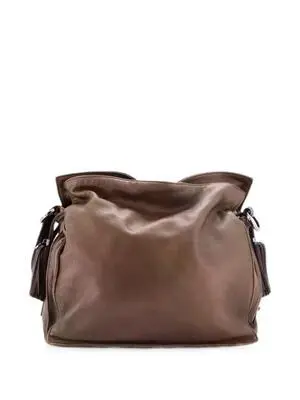 Loewe Flamenco Bag Leather Small Shoulder Bag - Brown