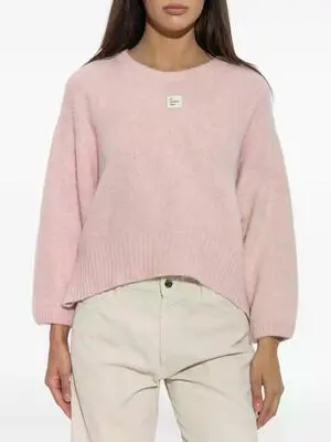American Vintage Logo-patch Knit Jumper