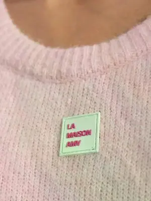 American Vintage Logo Patch Knit Jumper