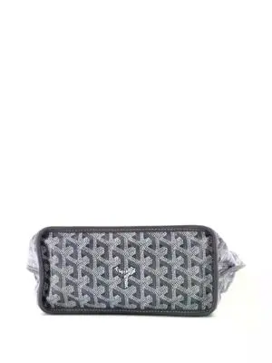 Goyard Anjou Reversible Tote Coated Canvas Mini Satchel - Grey
