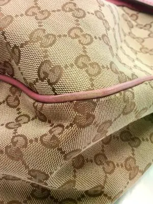 Gucci 2000s Sukey Canvas Shoulder Bag