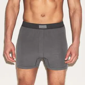 SKIMS Knit Boxer 3 Pack | Black | | Cotton