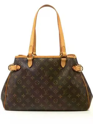 LOUIS VUITTON 2005 Monogram Batignolles Horizontal Tote Bag - Brown