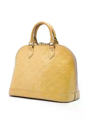LOUIS VUITTON Monogram Vernis Alma Pm Handbag - Neutrals