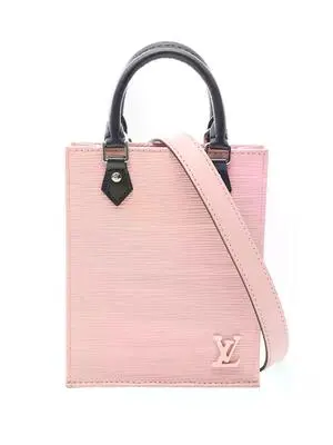 LOUIS VUITTON 2021 Epi Petit Sac Plat Satchel - Pink