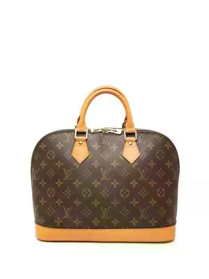 LOUIS VUITTON 1998 Monogram Alma Pm Handbag - Brown