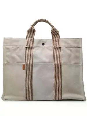 Hermès 2000-2010 Canvas Fourre Tout Mm Tote Bag - Neutrals