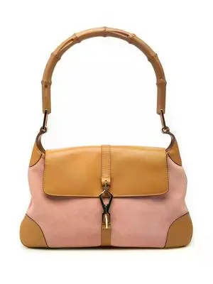 Gucci 2000-2015 Suede Bamboo Jackie Hobo Bag - Brown