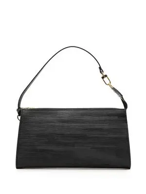 LOUIS VUITTON 2002 Epi Pochette Accessoires Shoulder Bag - Black
