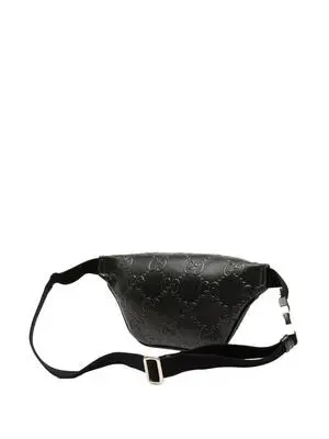 Gucci Gg Embossed Perforated Leather Belt Bag