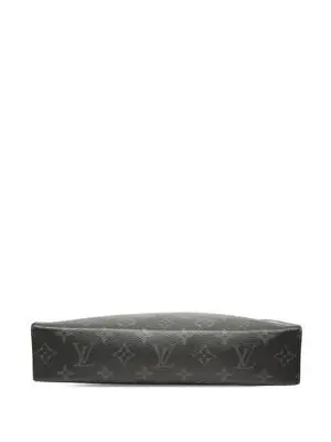 LOUIS VUITTON Monogram Eclipse Pochette Voyage Mm Clutch Bag