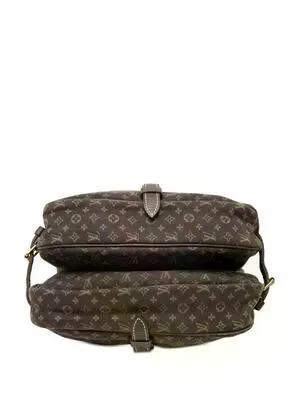 LOUIS VUITTON Monogram Mini Lin Saumur 30 Crossbody Bag