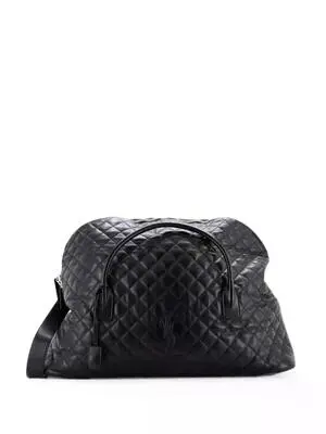 Saint Laurent Quilted Leather Travel Bag - Black