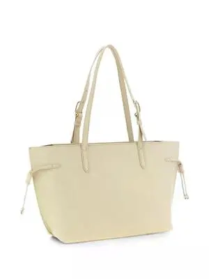 Furla Ava Hammered Leather Tote Bag - Neutrals