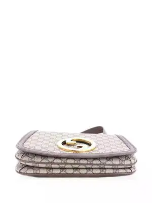 Gucci Blondie Nm Top Handle Bag Gg Coated Canvas Medium Satchel