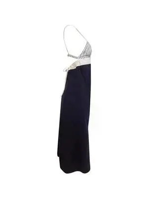 Dries Van Noten Striped Cotton Midi Dress