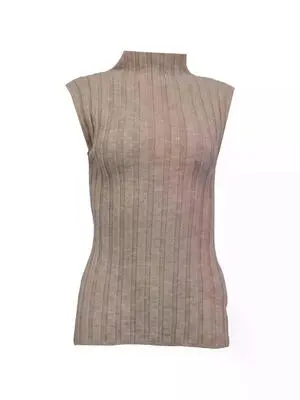 ANINE BING Miranda Ribbed-knit Top