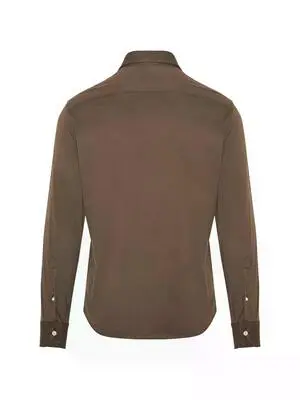 SONRISA Long-sleeve Button-up Shirt - Brown