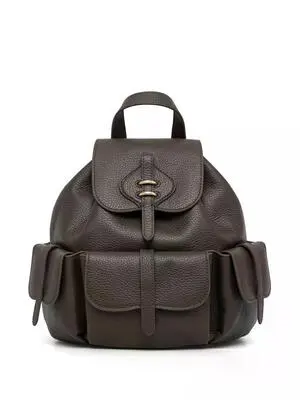 COCCINELLE Medium Mavery Pocket Pebbled Leather Backpack