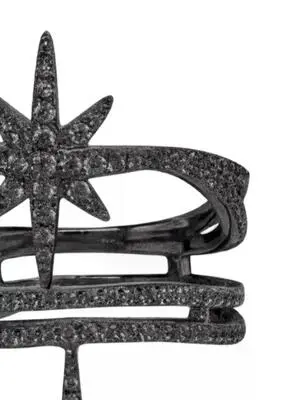 APM MONACO Star-motif Crystal-embellished Ring