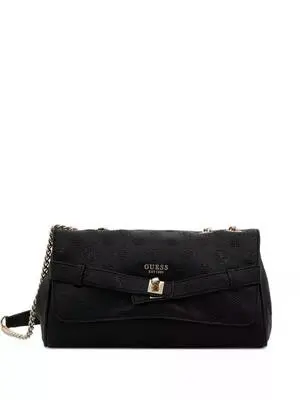 Guess Ella Twist-lock Shoulder Bag - Black