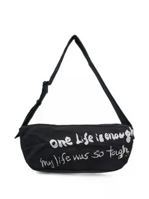 Y’s Graphic-print Box Shoulder Bag