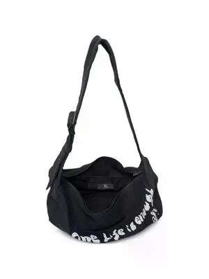 Y’s Graphic Print Box Shoulder Bag