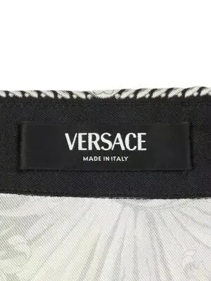 Versace 2010s Barocco Sea-print Shirt - Black