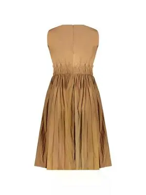 Red Valentino Sleeveless Ruffle-waist Dress